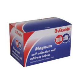 Quikstik Label Dispenser Address Roll Permanent 63X36mm 500 Labels (Min ...