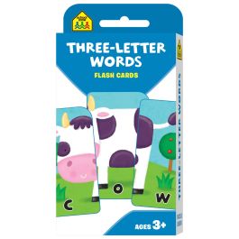 School Zone Three Letter Words Flash Cards (Min Ord Qty: 3)