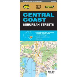 UBD/Gregorys NSW Central Coast Suburban Streets 289 Map #16