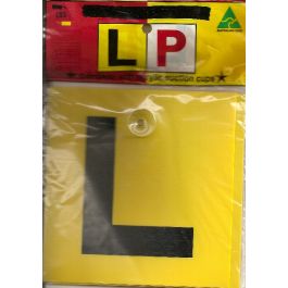 Reversible "L" & "P" Plate with Suction Cup - VIC & WA Only (Min Order ...